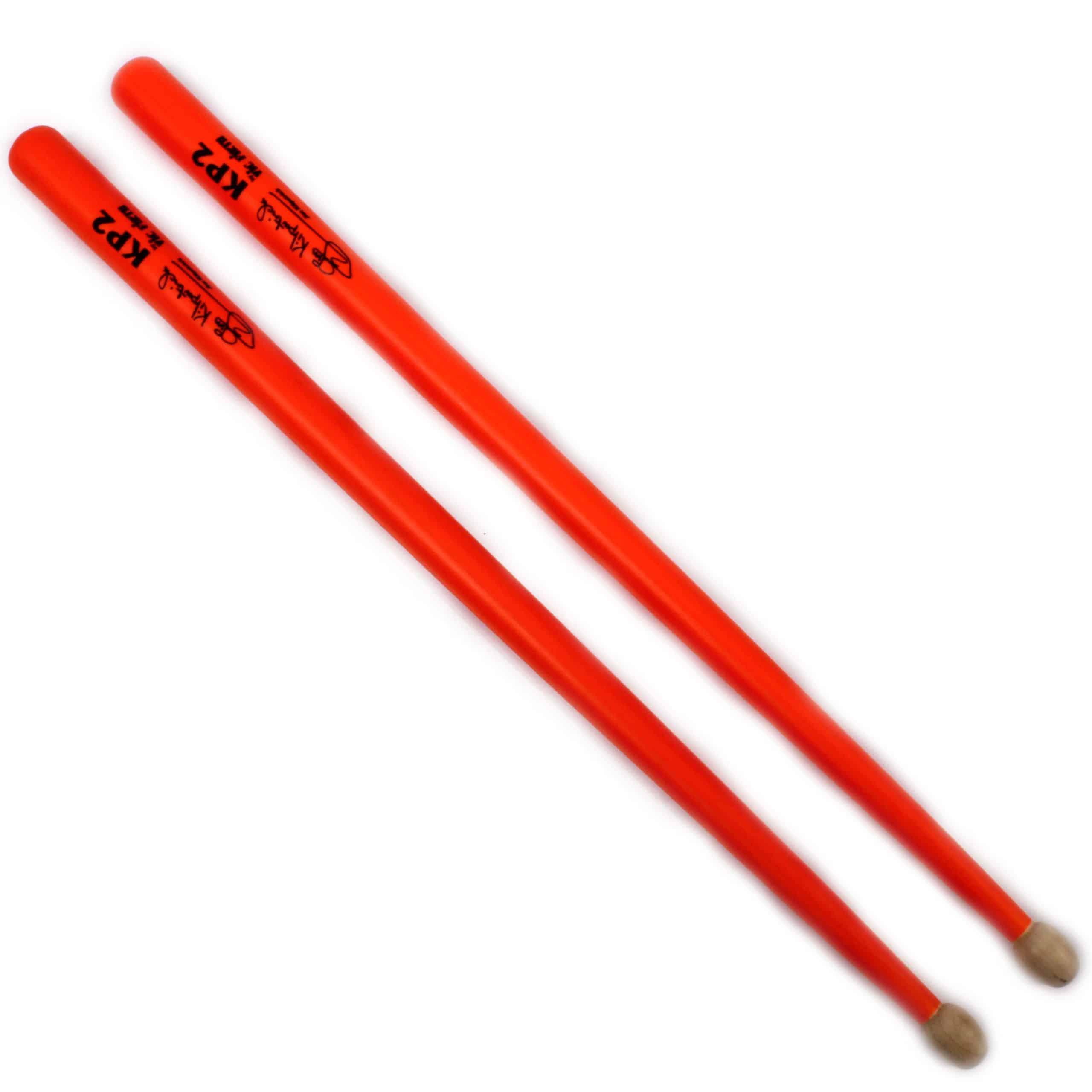 KP2 Jim Kilpatrick Snare Sticks - Orange - Henderson Imports