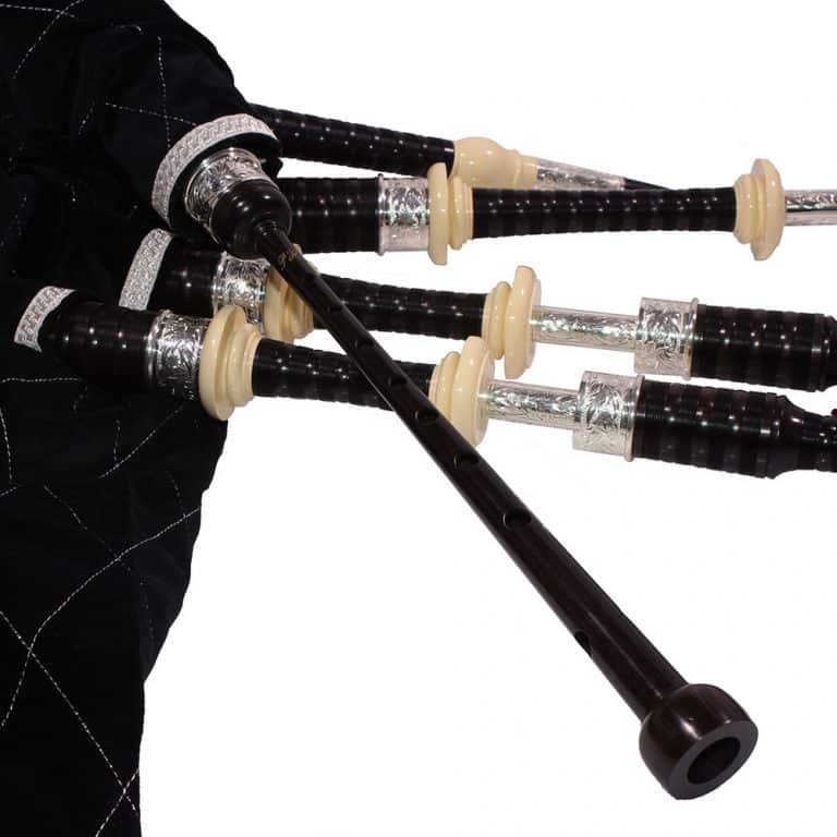 Peter Henderson PH5 Bagpipes with Hand-Engraved Silver - Thistle ...