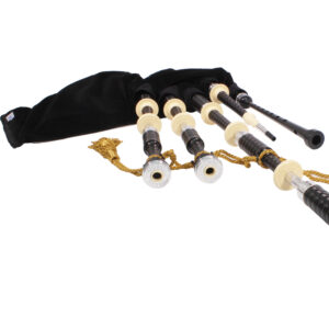 MacRae SL4 Engraved Bagpipes with MacRae Pipe Chanter - Henderson Imports