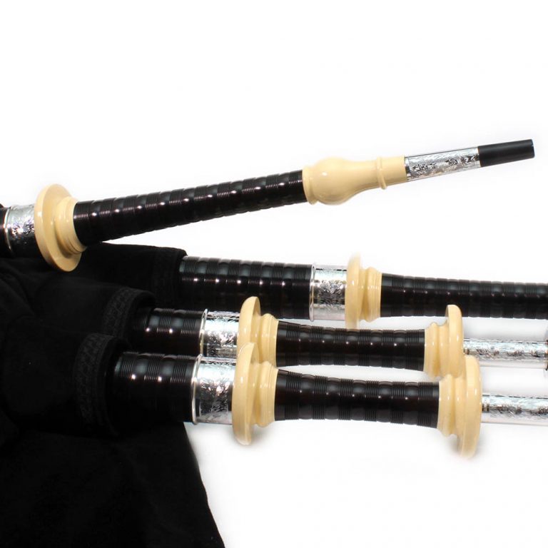 MacRae SL4 Engraved Bagpipes by McCallum & Stuart Liddell - Henderson ...