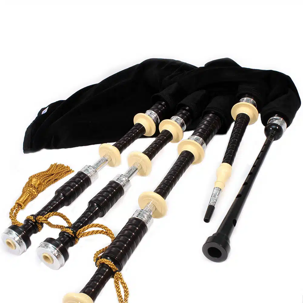 MacRae SL4 Engraved Bagpipes by McCallum & Stuart Liddell - Henderson ...