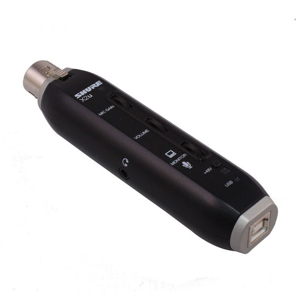 Shure X2U XLR to USB Universal Microphone Adapter - Henderson Imports