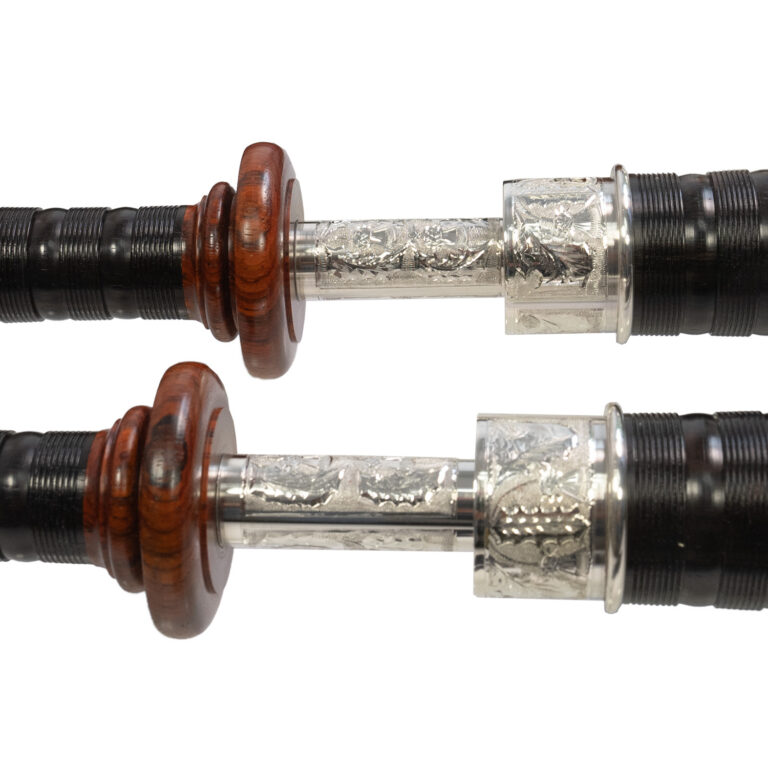 Naill DN5 Thistle Bagpipes - Cocobolo & Engraved Silver - Henderson Imports